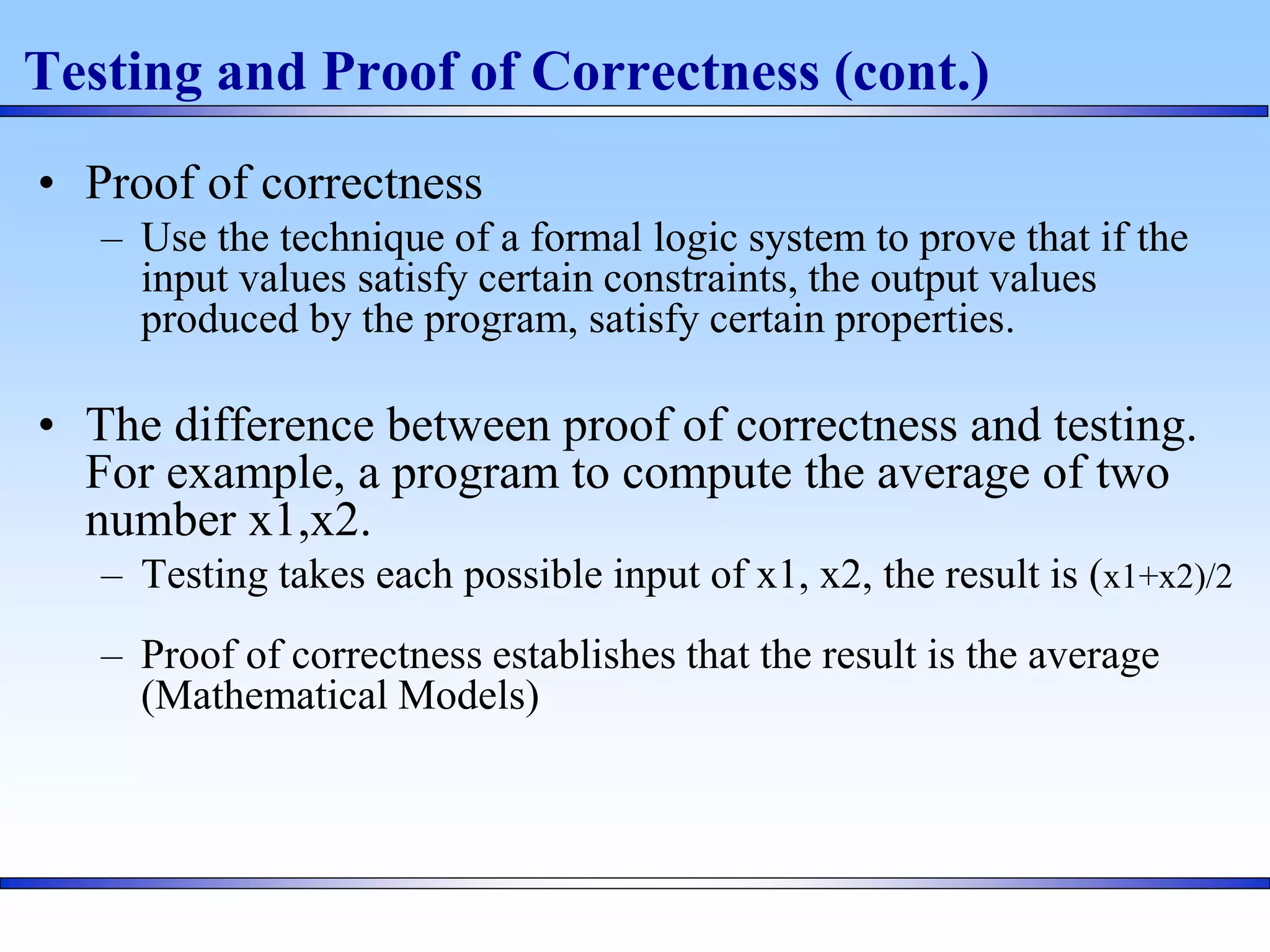 Unit4 Proof of Correctness, Statistical Tools, Clean Room Process and Quality Circles | PPTX
