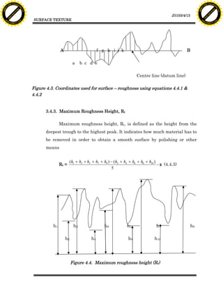 Unit4 Surface Texture | PDF