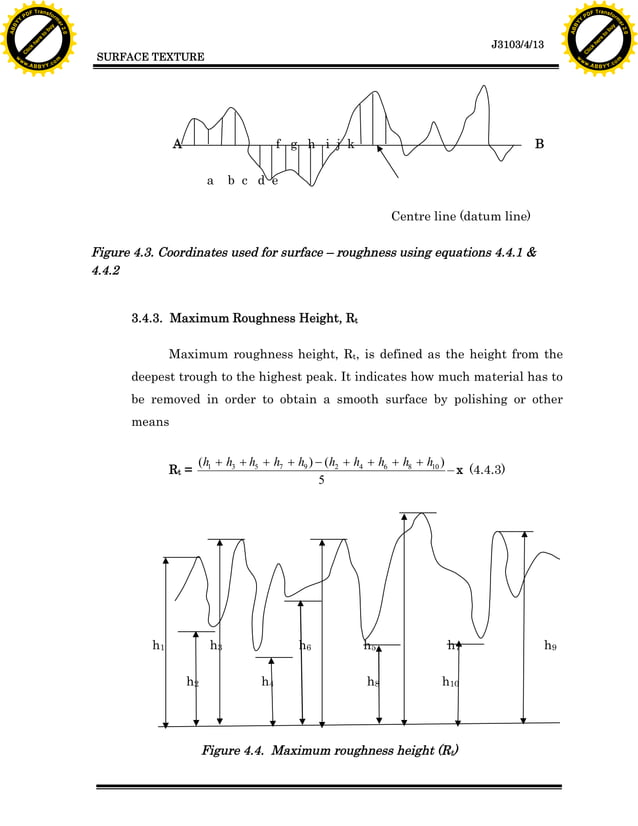 Unit4 Surface Texture | PDF