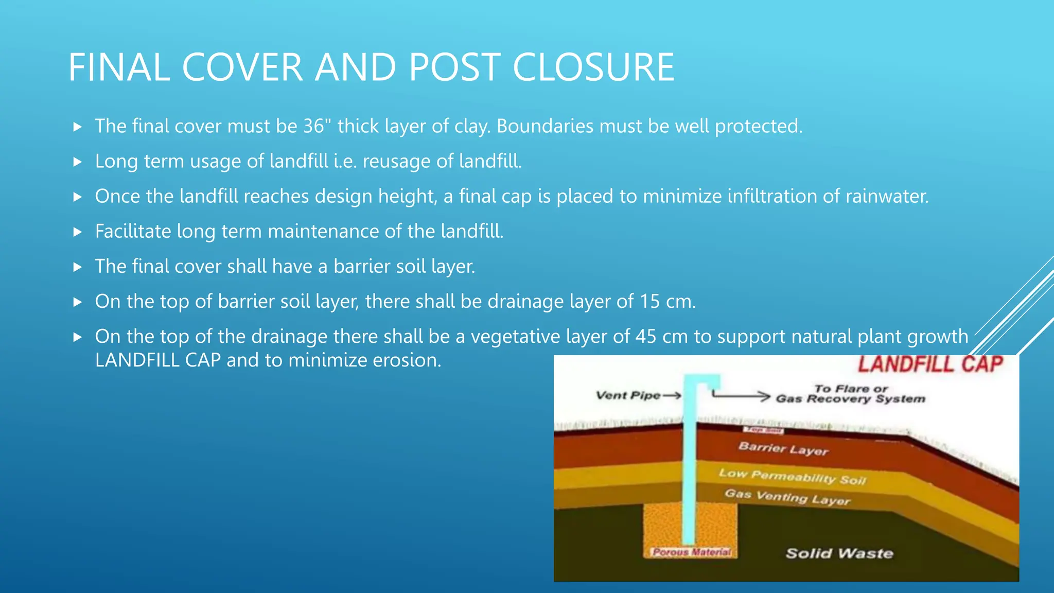 sanitary landfills design operation and management | PPTX