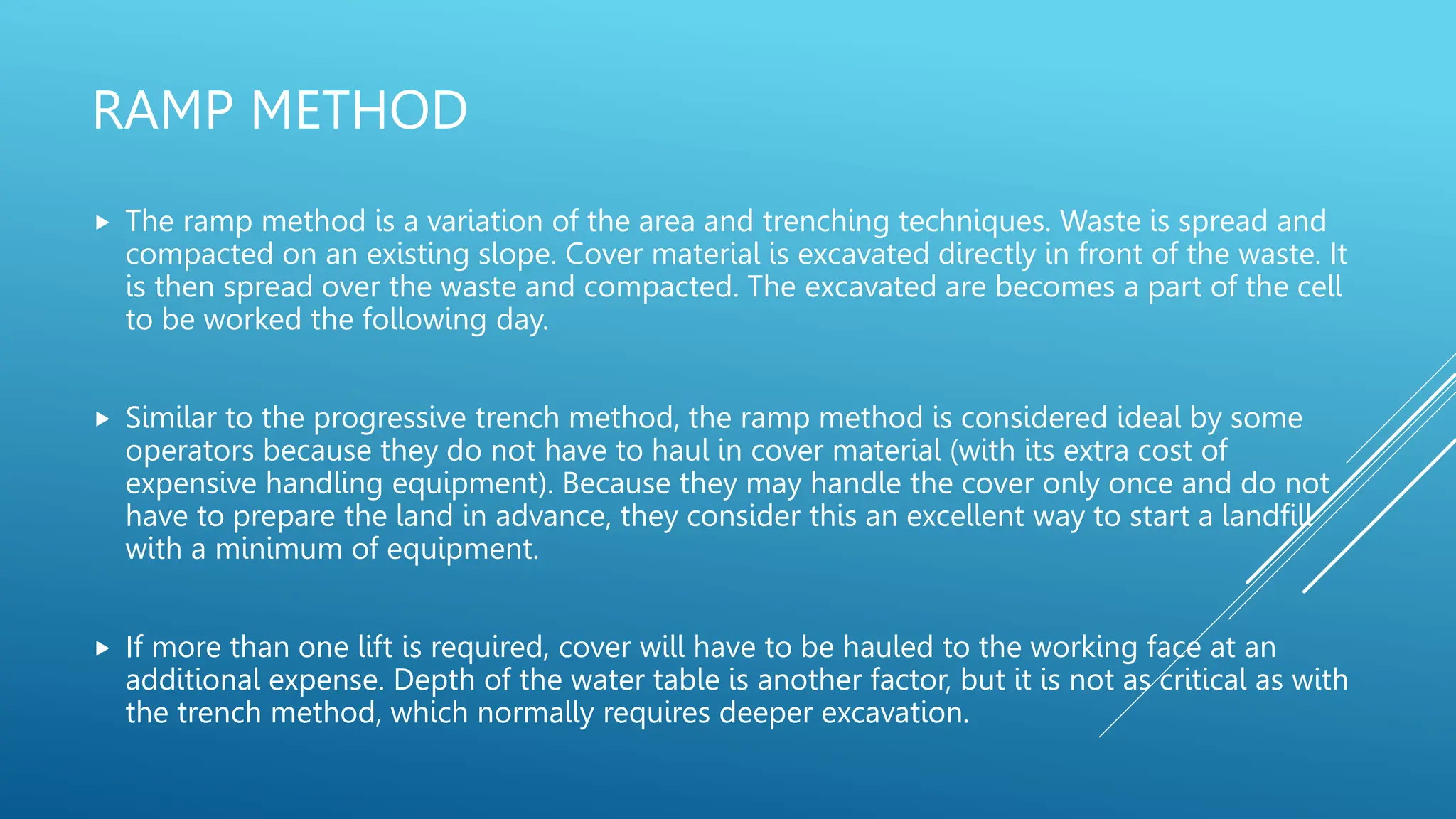 sanitary landfills design operation and management | PPTX