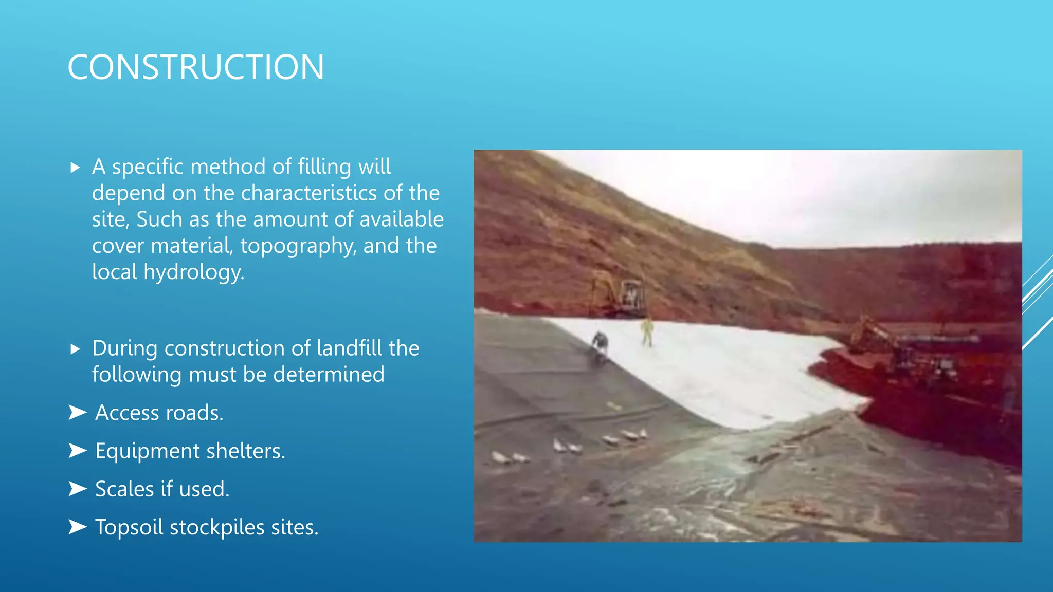 sanitary landfills design operation and management | PPTX