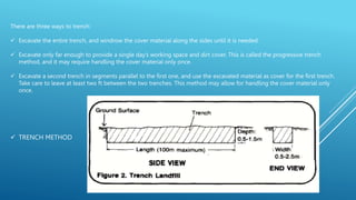 sanitary landfills design operation and management | PPTX