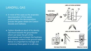 sanitary landfills design operation and management | PPTX