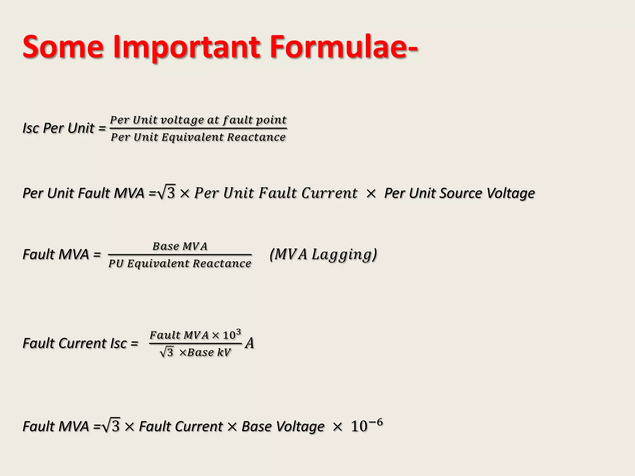 Symmetrical Fault Analysis Pptx