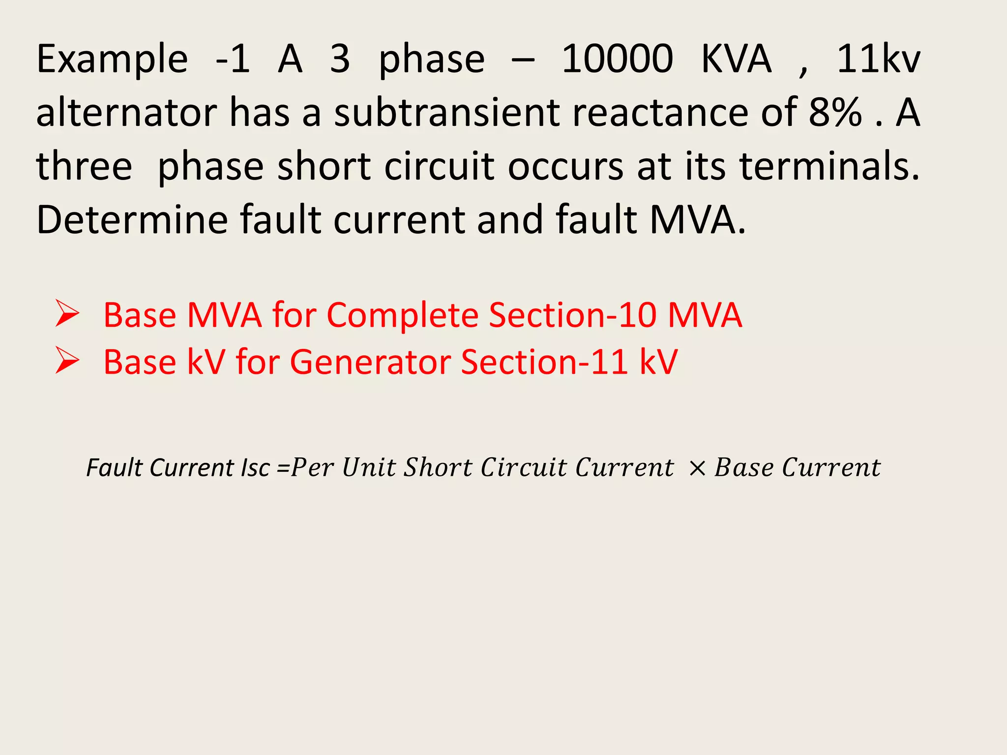 Symmetrical Fault Analysis Pptx