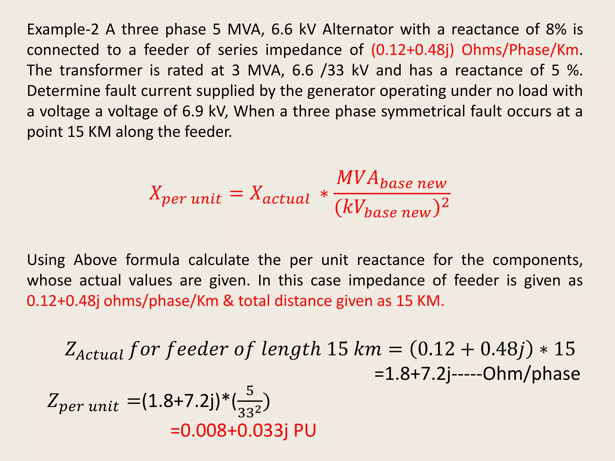 Symmetrical Fault Analysis | PPTX