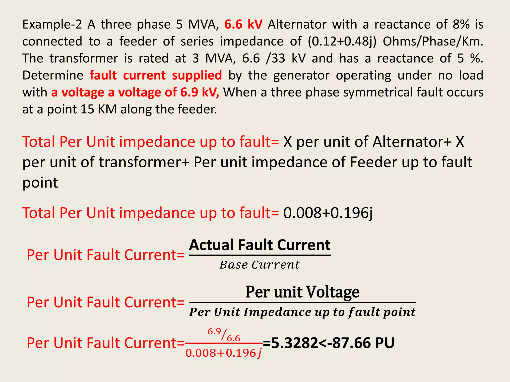 Symmetrical Fault Analysis | PPTX