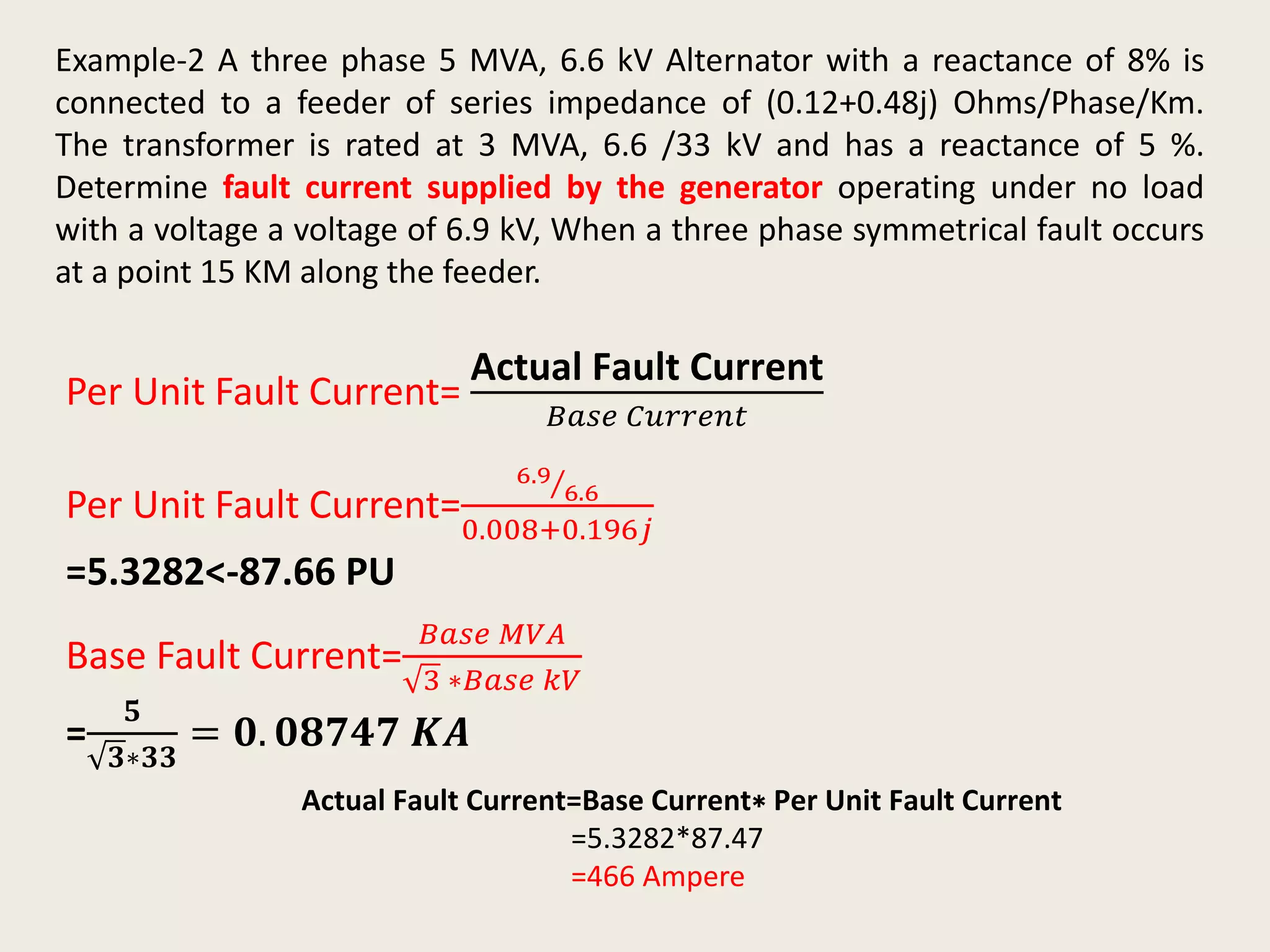 Symmetrical Fault Analysis | PPTX