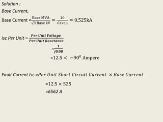 Symmetrical Fault Analysis | PPTX