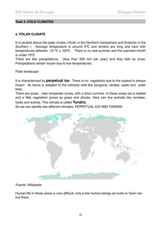 Landscape of the world. Cold climates | PDF | Weather | Science
