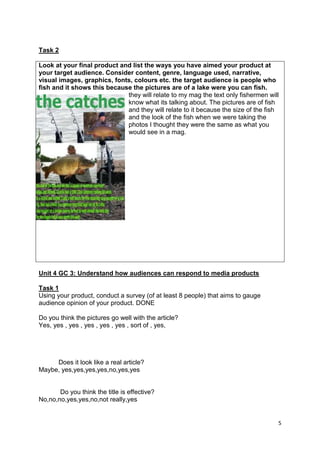 Unit 4 tasks for unit 21 tom | PDF