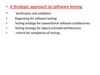 Unit 4 testing | PPT