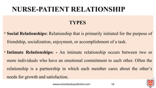 ppt. therapeutic communication and nurse patient relationship (1) | PDF