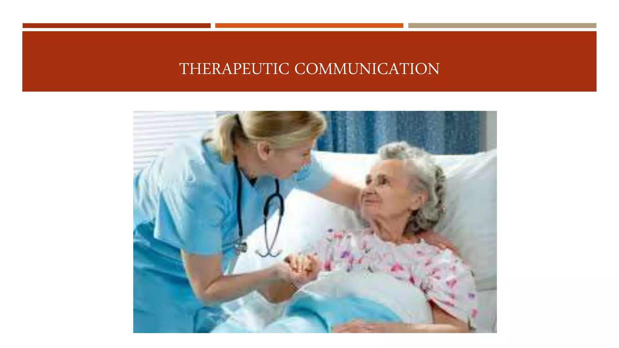 Therapeutic nurse patient relationship | PPTX