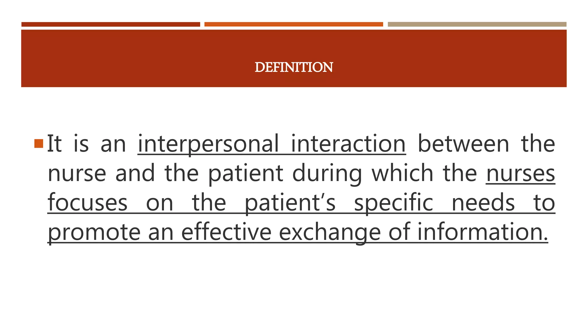 Therapeutic nurse patient relationship | PPTX