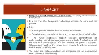 Therapeutic nurse patient relationship | PPTX