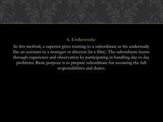 Unit 4 training and development (CHAPTER 4 HUMAN RESOURCE MANAGEMENT | PPTX