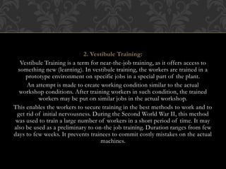 Unit 4 training and development (CHAPTER 4 HUMAN RESOURCE MANAGEMENT | PPTX