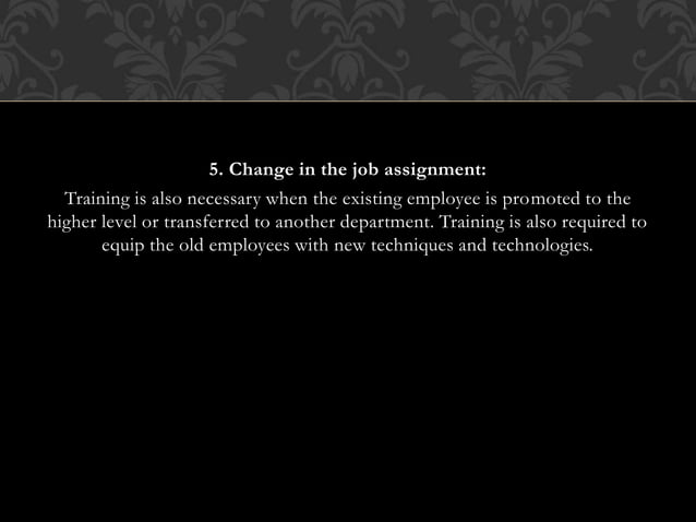 Unit 4 training and development (CHAPTER 4 HUMAN RESOURCE MANAGEMENT ...