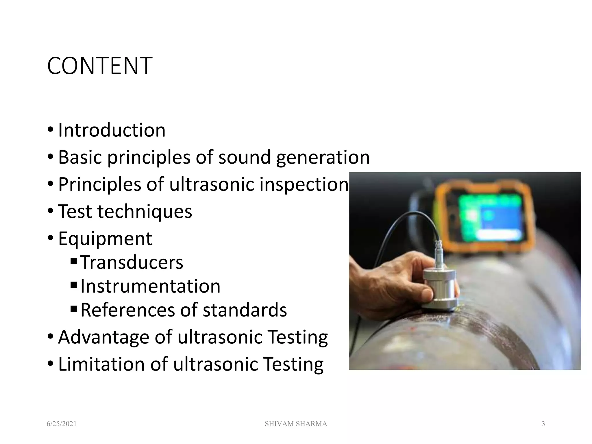 Unit 4 ultrasonic testing method | PPT