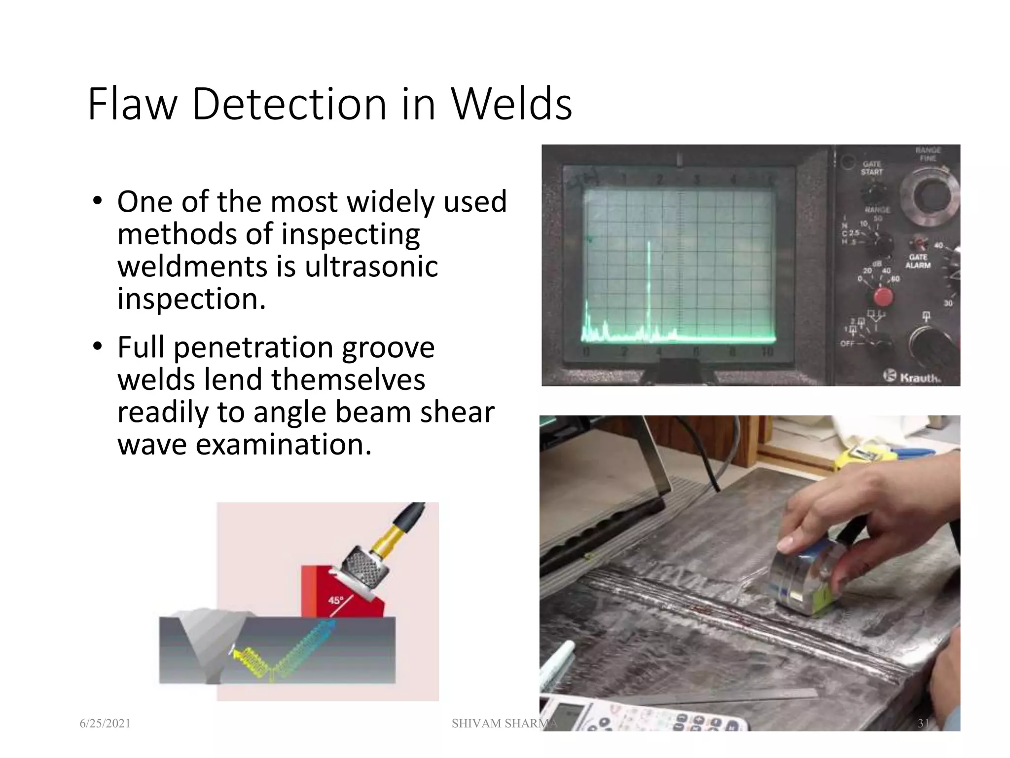 Unit 4 ultrasonic testing method | PPT
