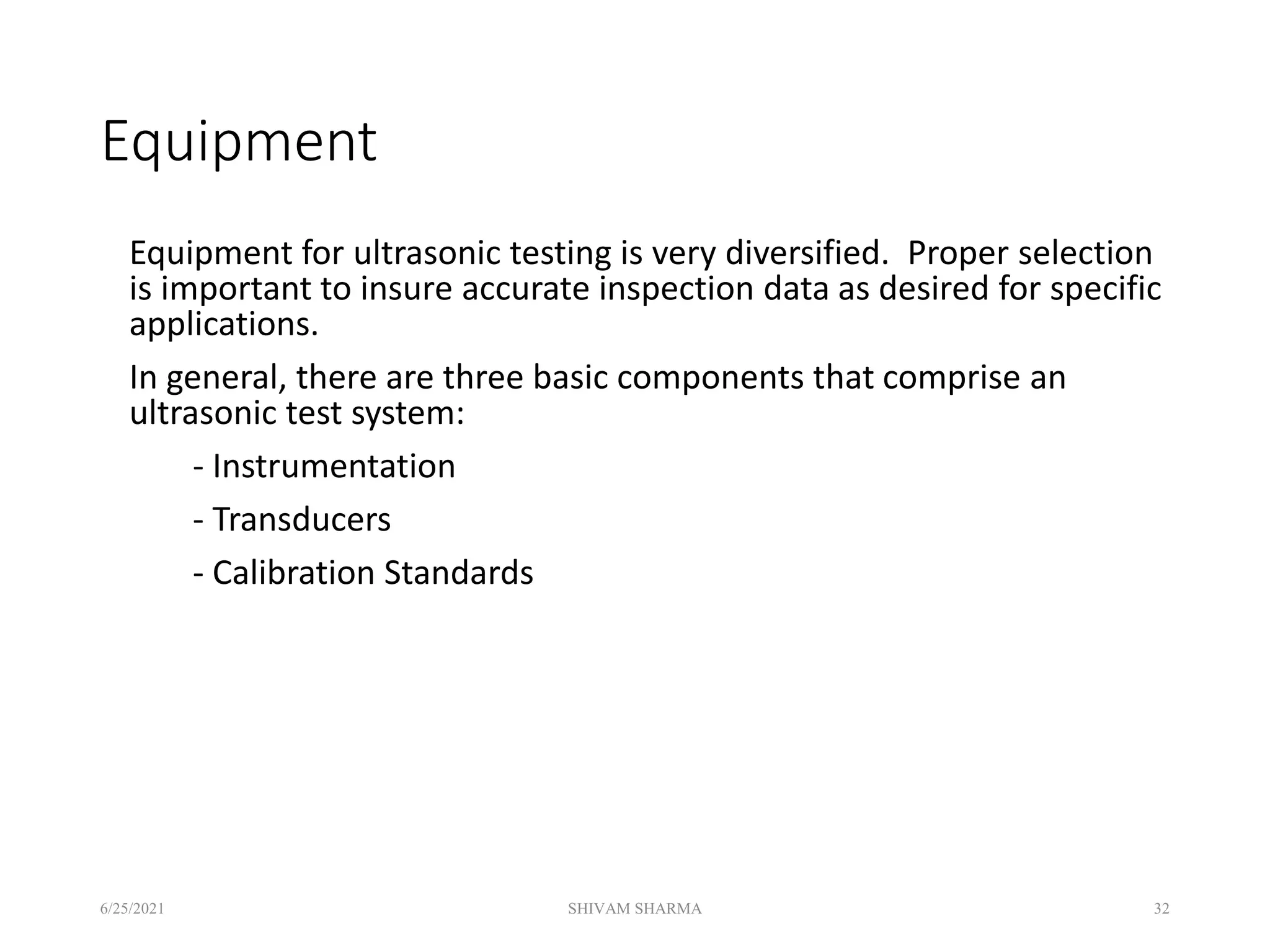 Unit 4 ultrasonic testing method | PPT