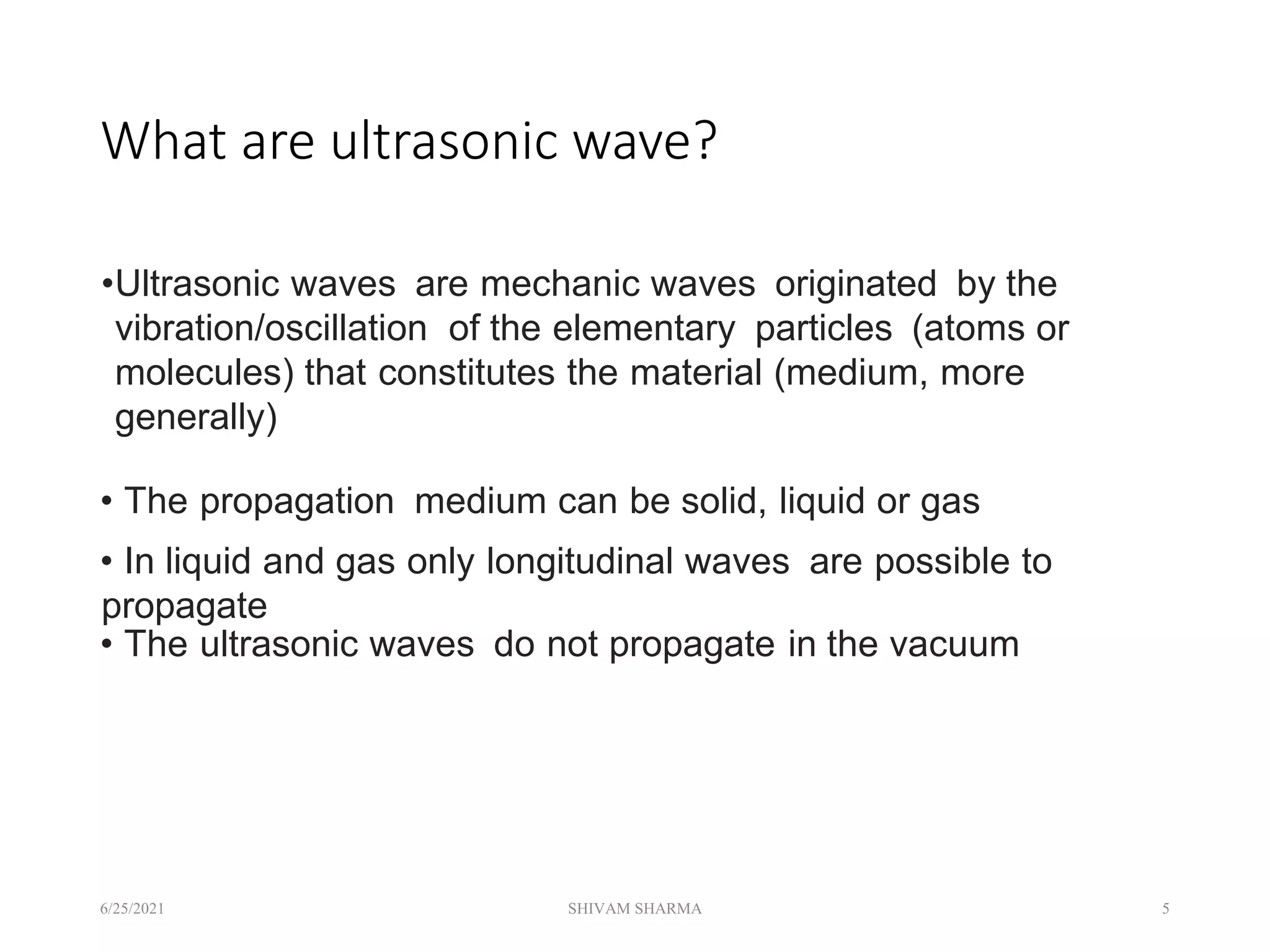 Unit 4 ultrasonic testing method | PPT