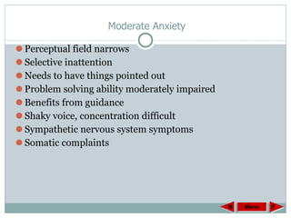 Unit4 understanding anxiety online | PPT