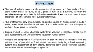 UNIT 4 Unsteady Flow.pptx