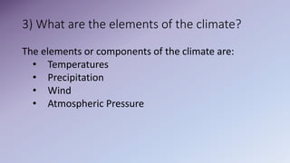 Unit 4: Weather and Climate | PPT