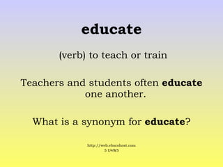 Unit 4, wk 5 vocab | PPT