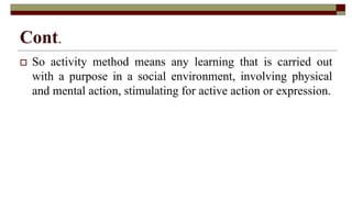 ACTIVITY METHOD | PPTX