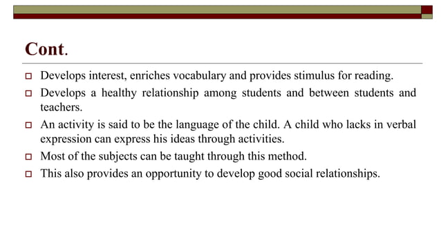 ACTIVITY METHOD | PPTX | Homework and Study | Education