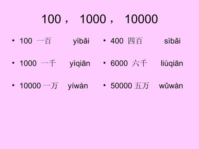 Mandarin Level 1 Unit 5 | PPT