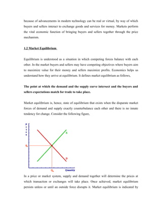 Market and Market Equilibrium | DOC
