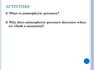 Unit 5: The atmosphere | PPT