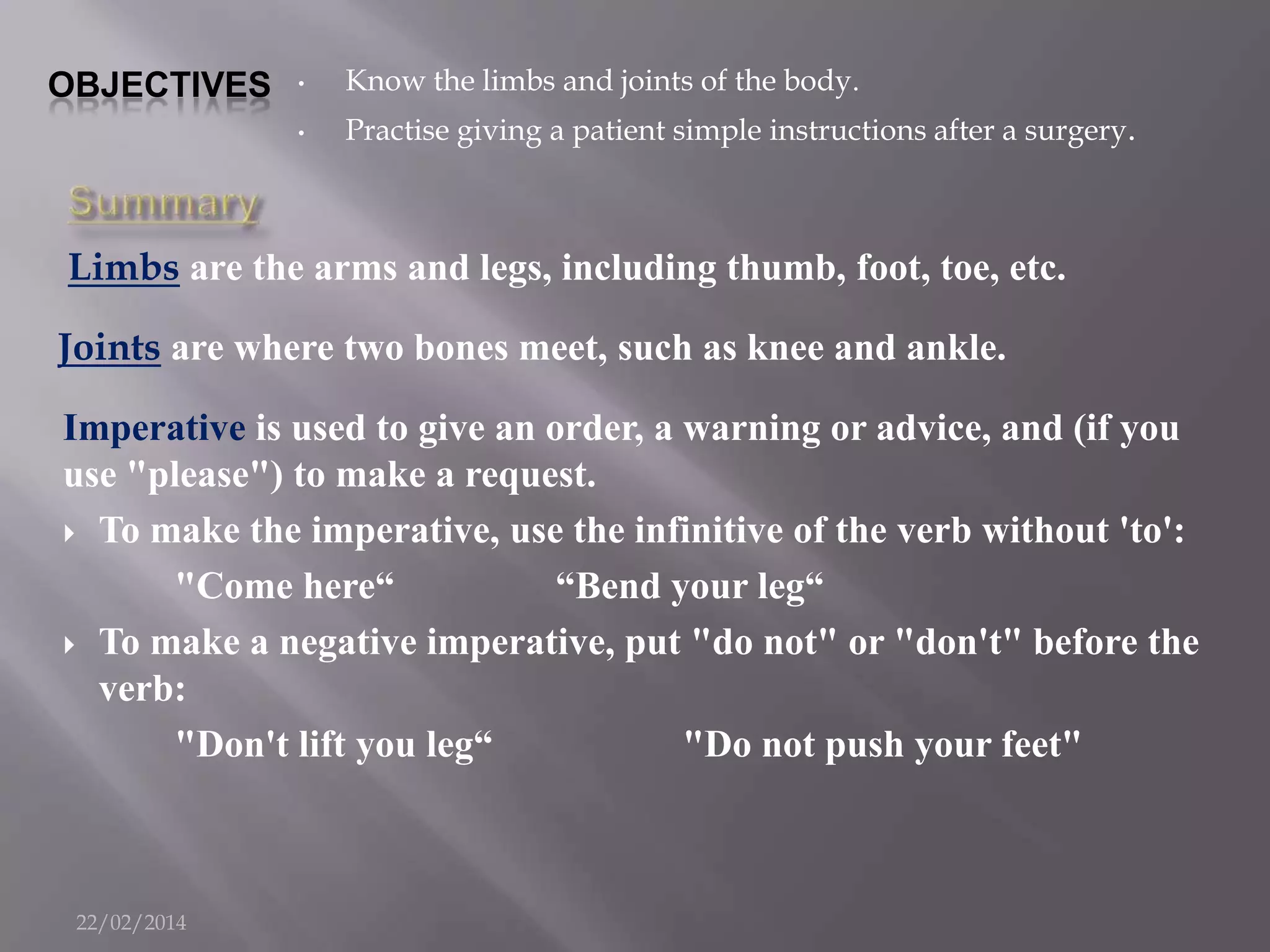 English for Nursing 1 - Unit 5 - PowerPoint | PPTX