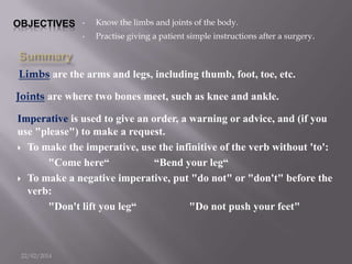 English for Nursing 1 - Unit 5 - PowerPoint | PPTX