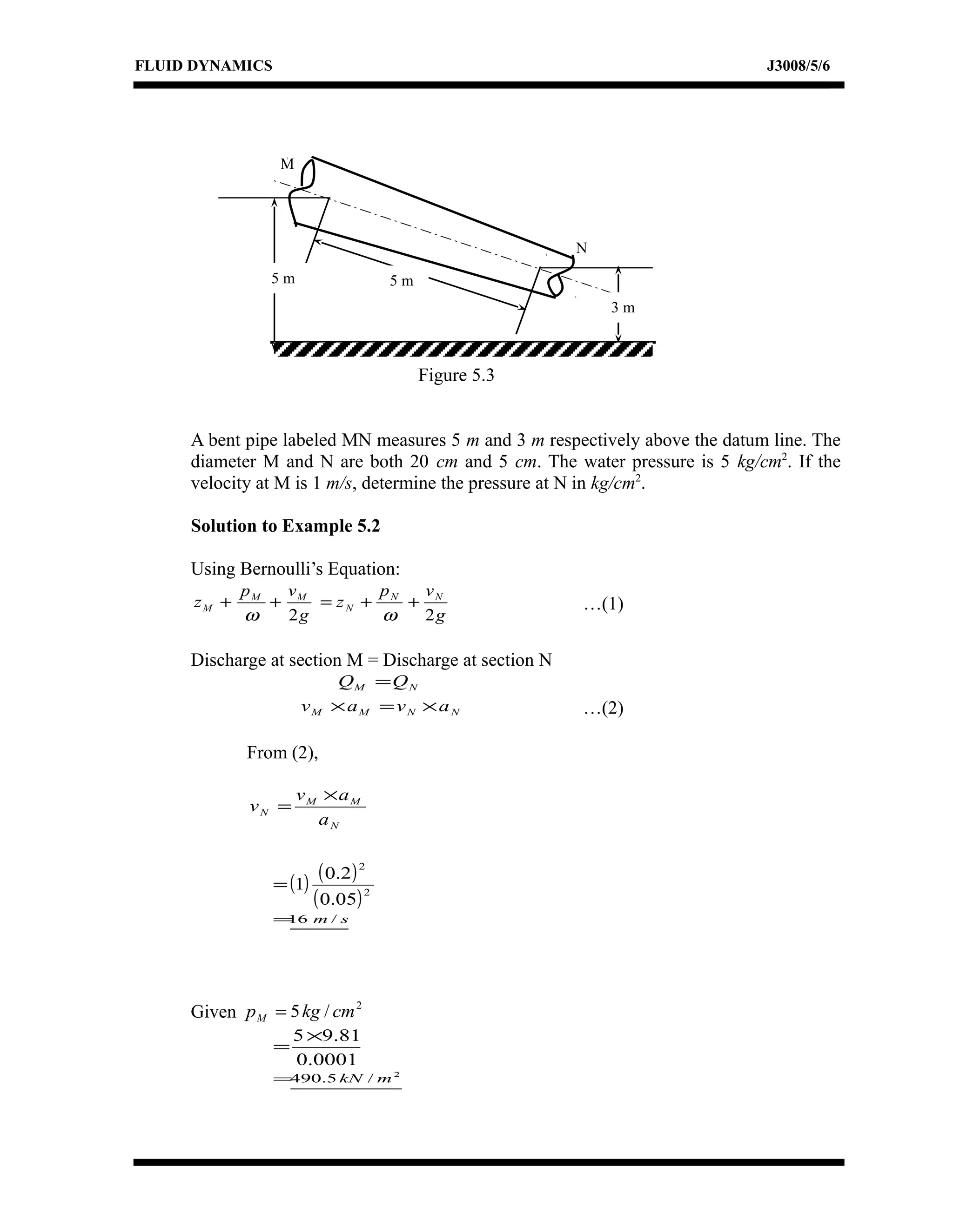 Unit 5 Fluid Mechanics | DOC