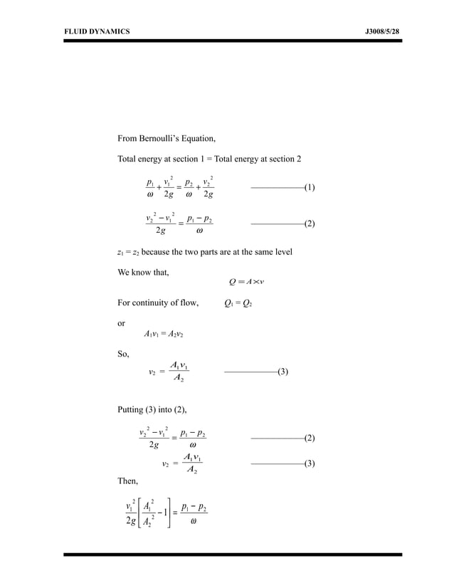 Unit 5 Fluid Mechanics | DOC | Physics | Science