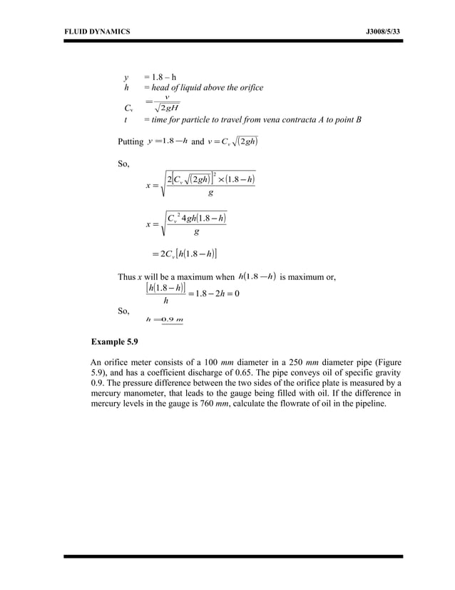 Unit 5 Fluid Mechanics | DOC | Physics | Science