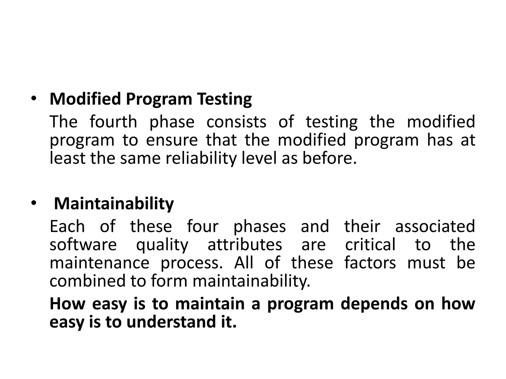 Software maintenance Unit5 | PPTX