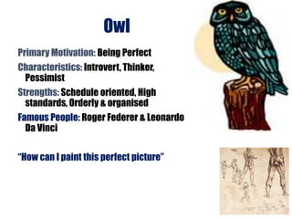 Understanding People and their Personality | PPTX | Birds | Pets