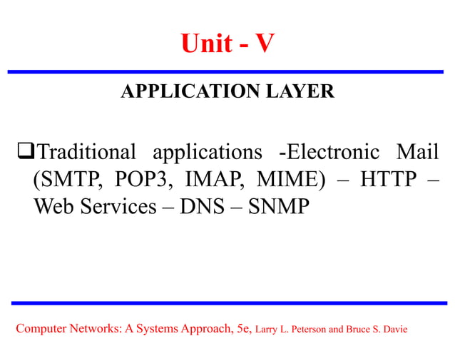 CS6551 COMPUTER NETWORKS | PPT