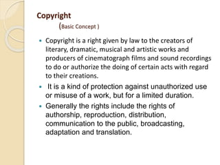 Unit 5 Intellectual Property Protection in Cyberspace | PPTX