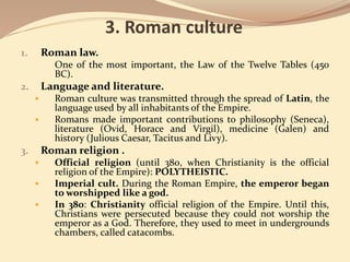 Unit 5. roman civilisation | PPTX