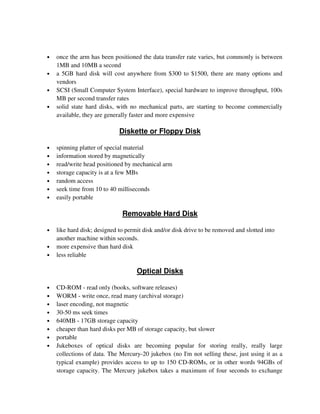 COMPUTER ORGANIZATION NOTES Unit 5 | PDF