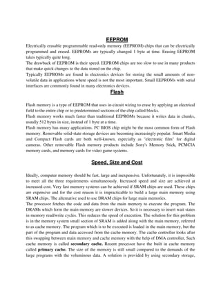 COMPUTER ORGANIZATION NOTES Unit 5 | PDF