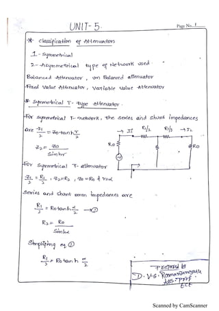 Unit 5 jntu network analysis notes | PDF